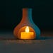 Brillito Mini Chimney - LED Tea Light Holder – Elegant Desk and Home ...
