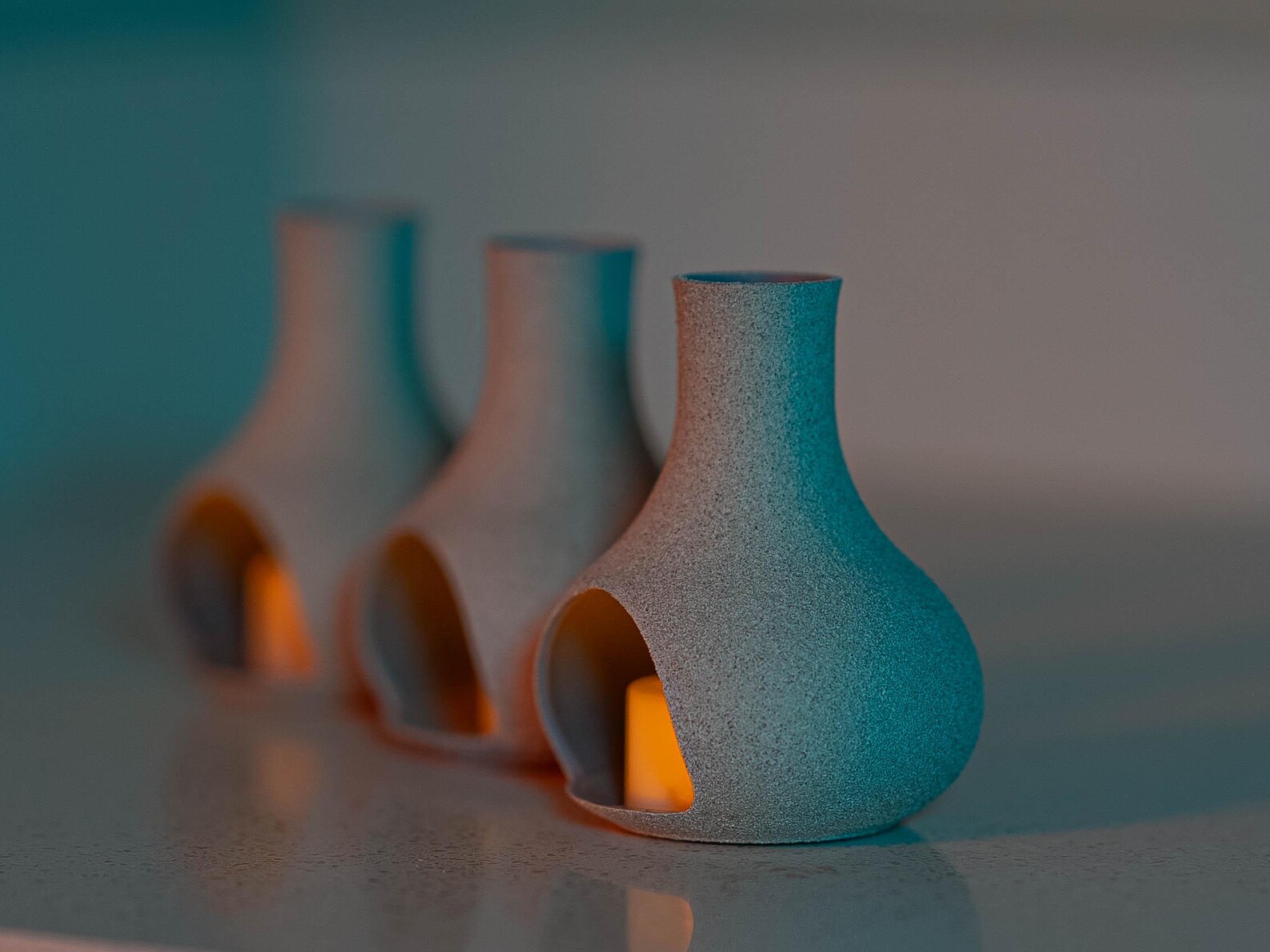 Brillito Mini Chimney - LED Tea Light Holder – Elegant Desk and Home ...