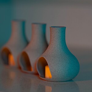 Brillito Mini Chimney - LED Tea Light Holder – Elegant Desk and Home ...