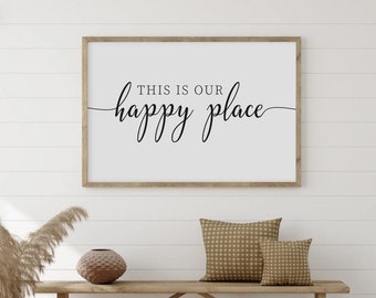 Happy Place Poster - Etsy