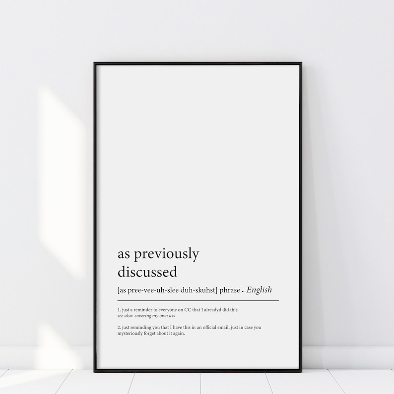 Funny Home Office Decor As Previously Discussed Home Office | Etsy