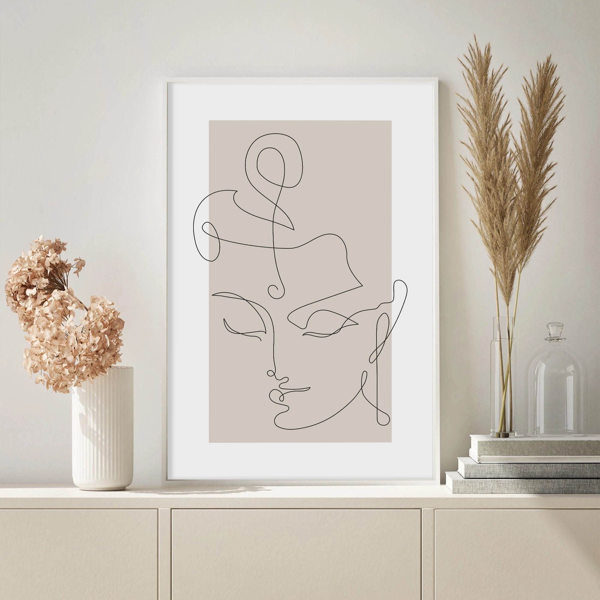 Buddha Wall Art, Yogi Boho Art Print, Zen Buddha Line Art, Zen Decor ...