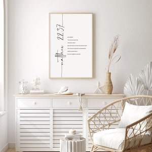 Bible Scripture Wall Art, Printed Christian Wall Art, Spiritual Wall ...