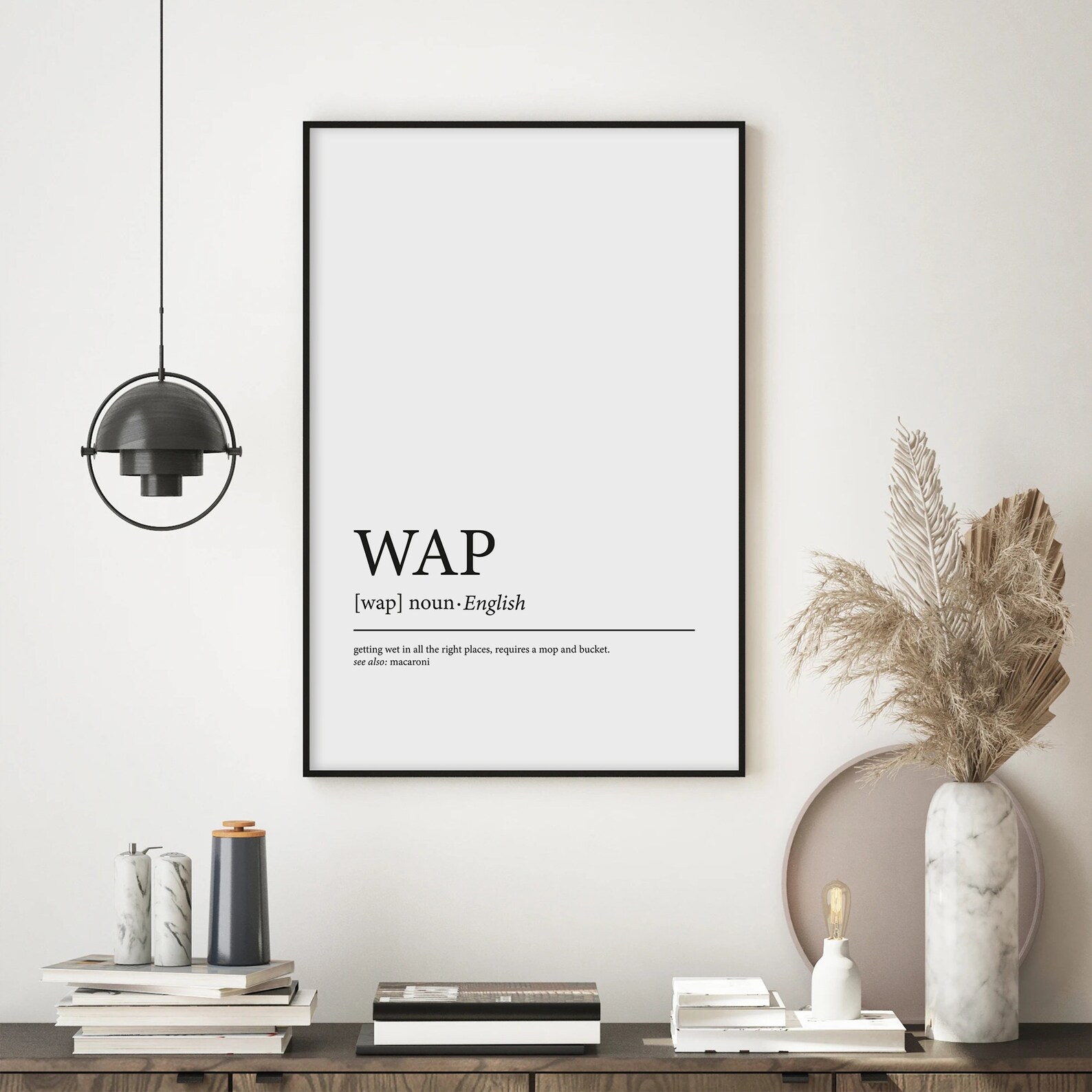 WAP Definition Print WAP Art Print Funny Home Decor Dorm - Etsy
