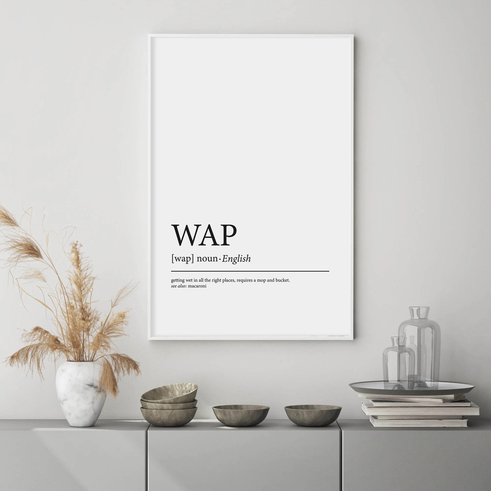 WAP Definition Print WAP Art Print Funny Home Decor Dorm - Etsy