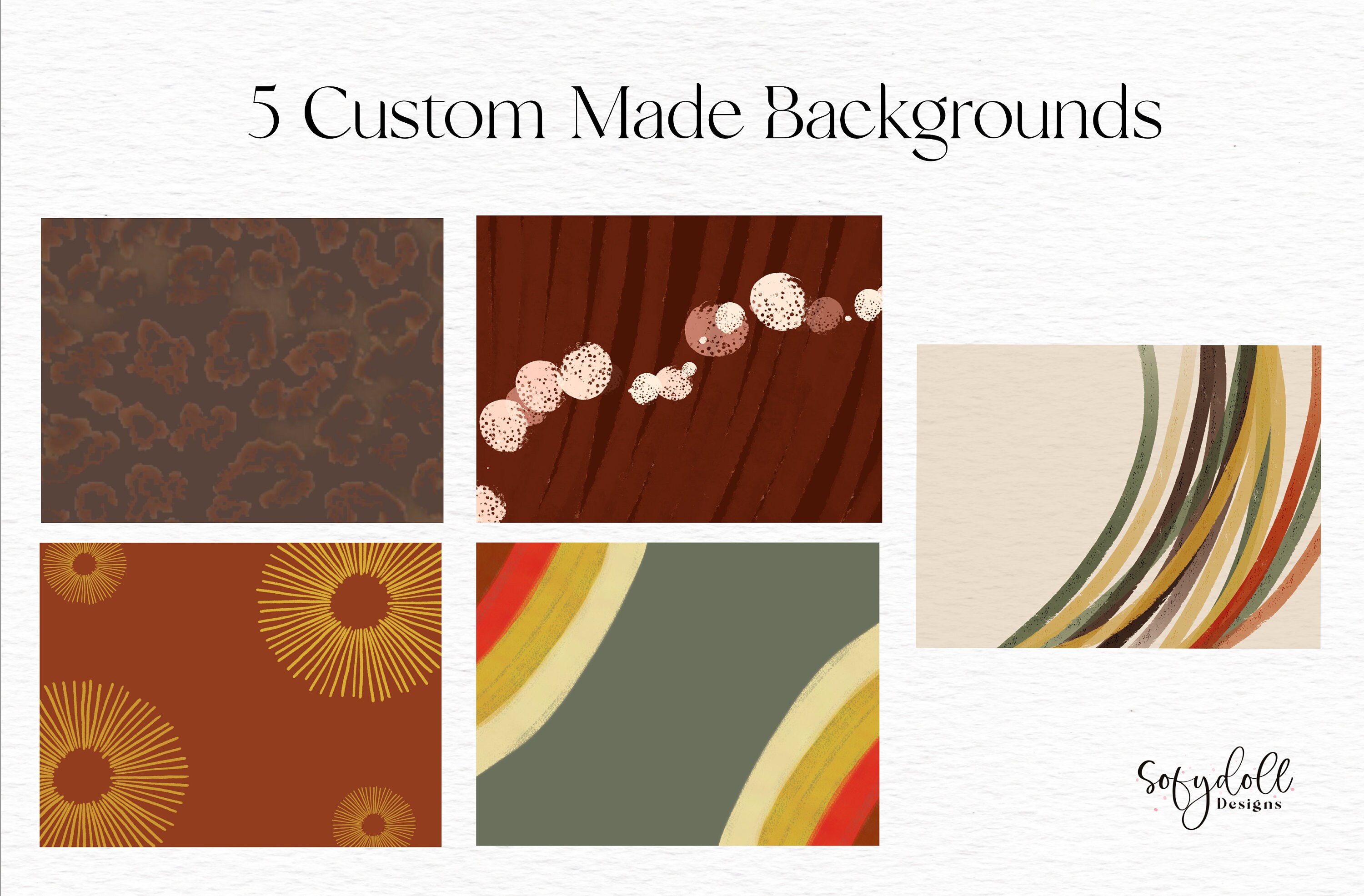 Safari Landscape Procreate Brushes, Texture Studio (digital Download ...