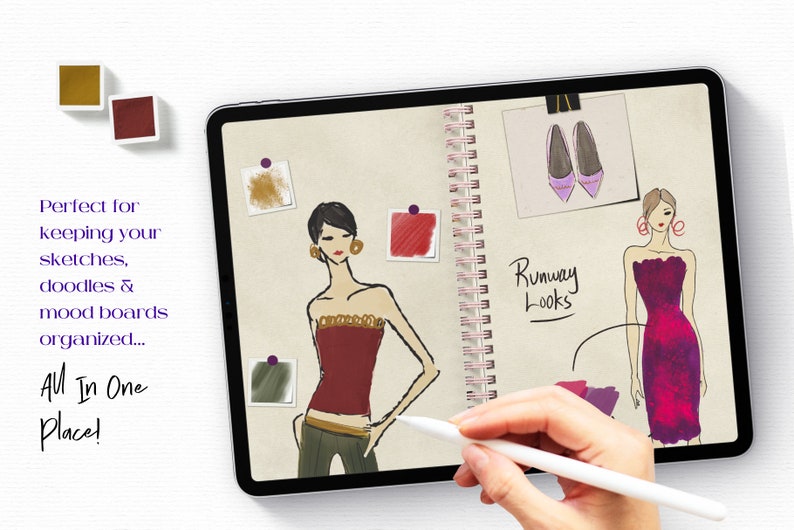 Art Journaling With Procreate - Digital Sketchbook, Procreate Brushes ...