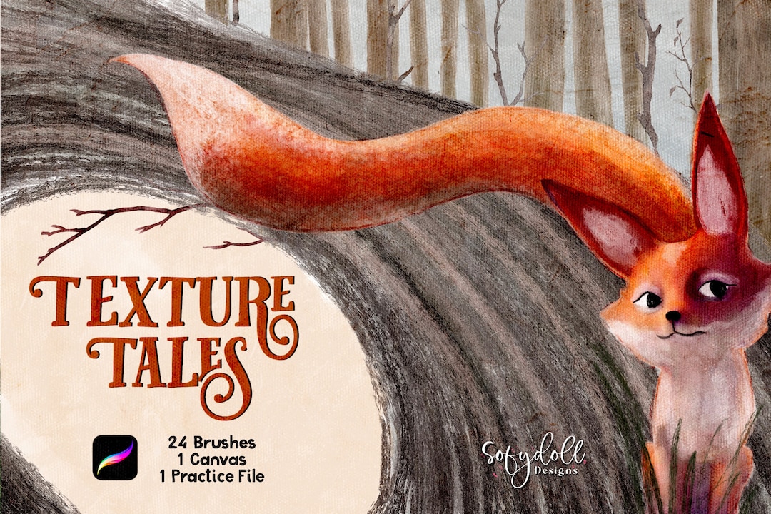 Texture Tales for Procreate, Texture, Gritty, Digital Brushes, Textured ...