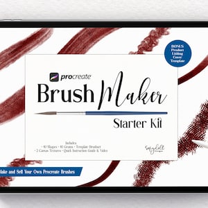 Procreate Brushmaker Starter Kit, Procreate, Procreate Brushes, Procreate Brush Instruction ...