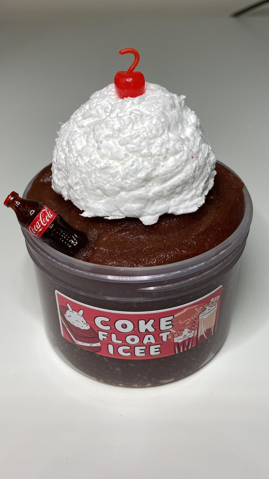 Coke Float Icee Icee Slime Soft Slime Stretchy Slime - Etsy