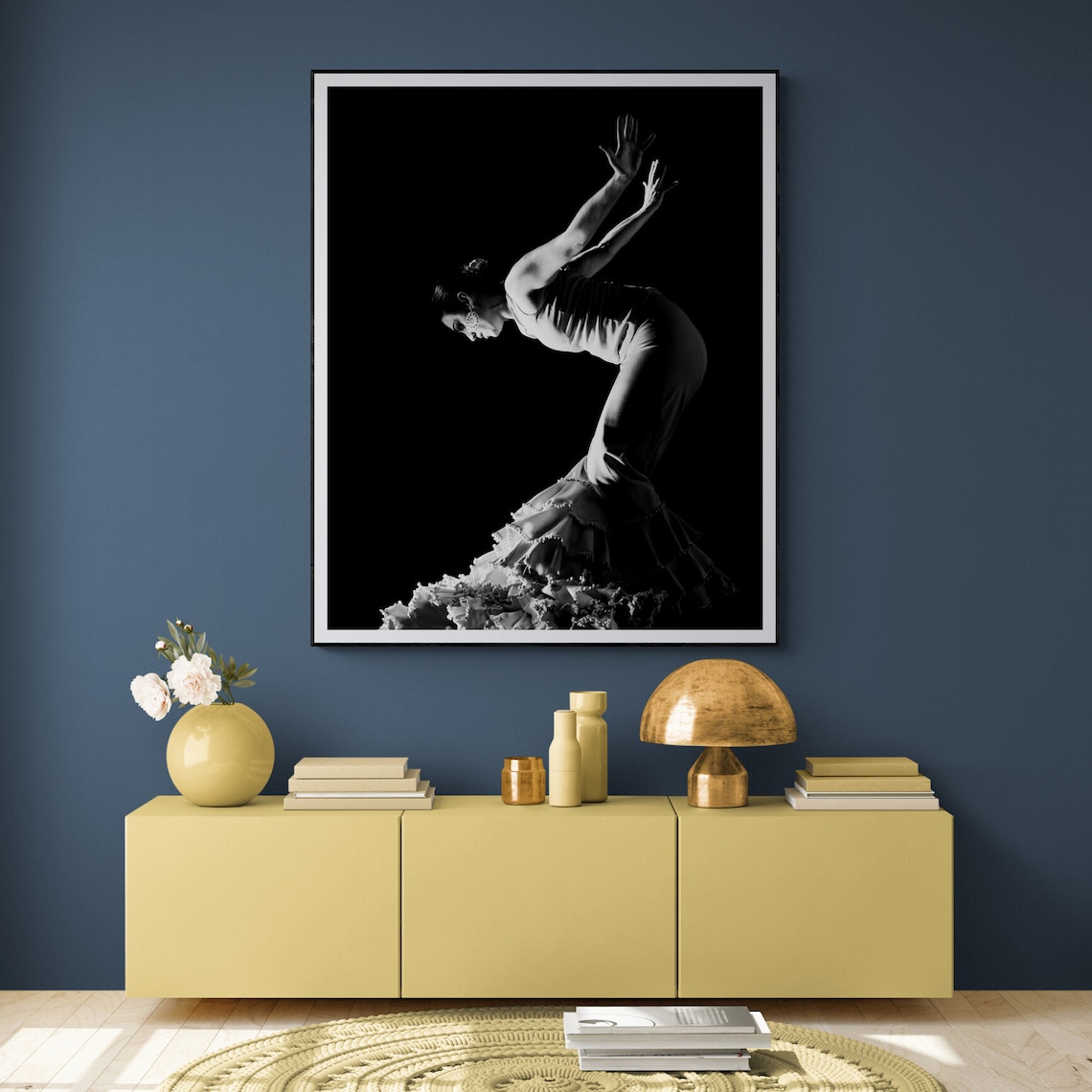 Flamenco Dancer Art | Spanish Dancer Poster | Gitana Dancer Wall Art ...