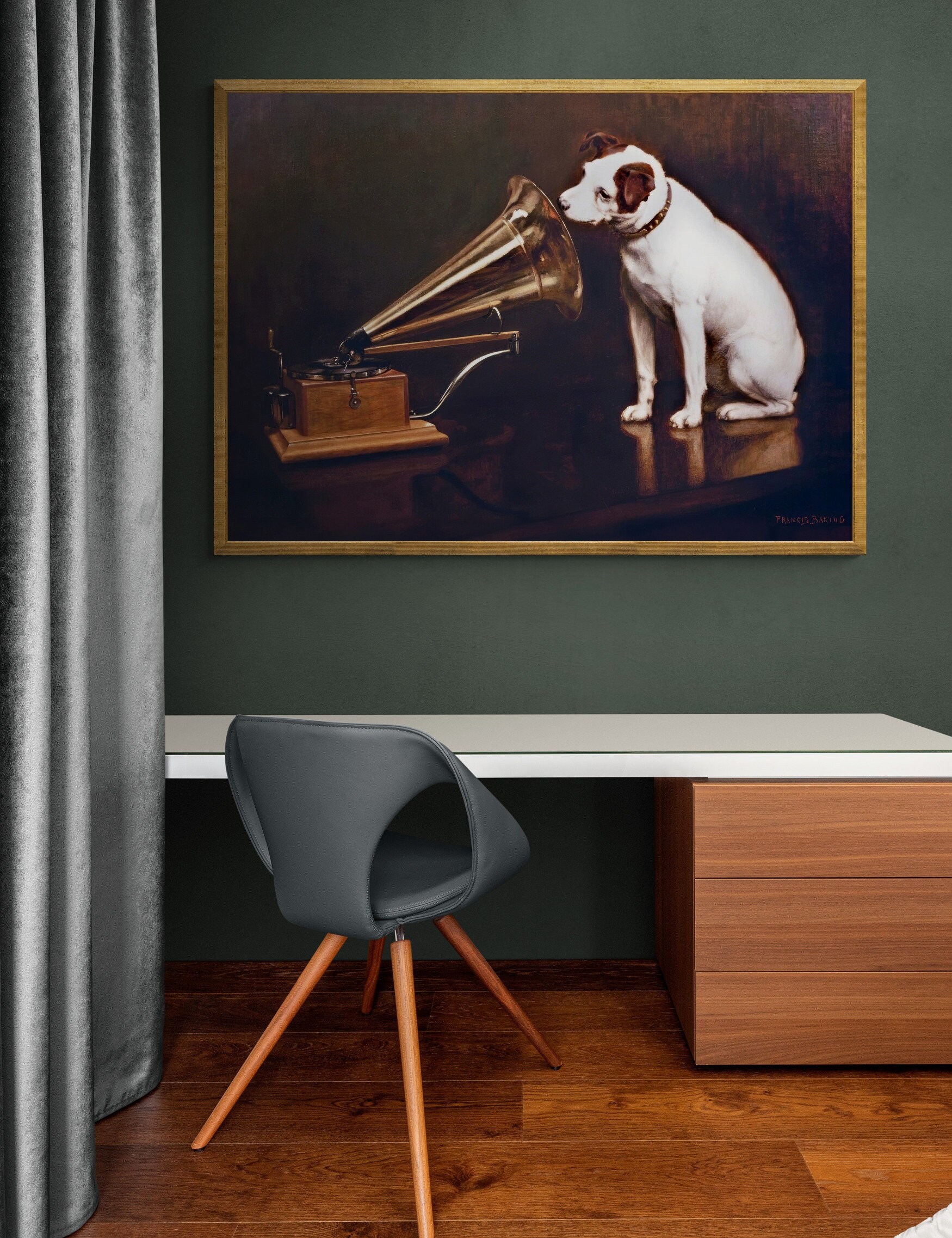 Large Format Tango Gift Tango Dance Poster Print his Master's Voice RCA ...