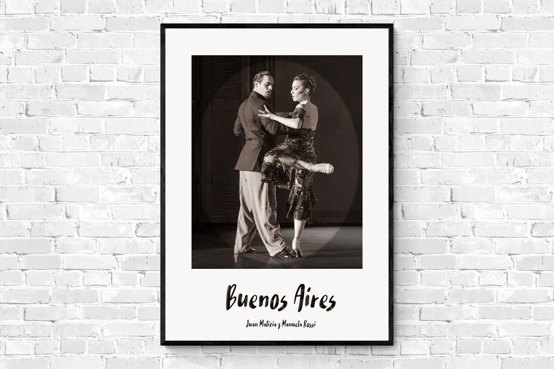 Large Format Tango Poster Tango Art, Tango Print, Tango Wall Art Dance ...