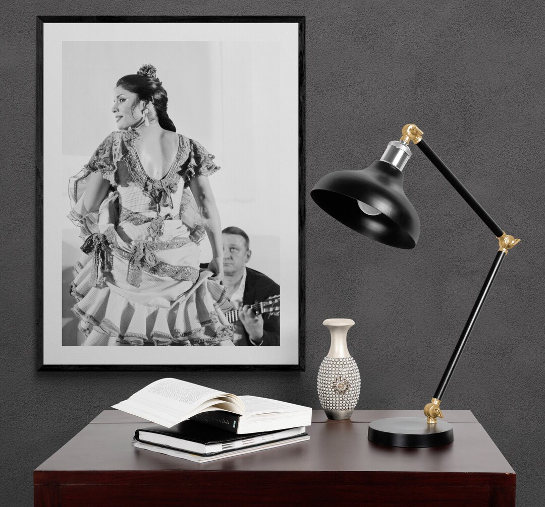 Flamenco Dancer Art Spanish Dancer Poster Gitana Dancer Wall Art Dance ...