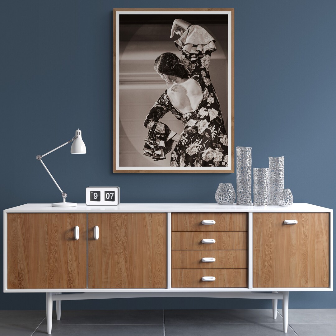 Flamenco Dancer Art | Spanish Dancer Poster | Gitana Dancer Wall Art ...