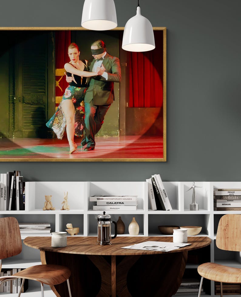 Tango Dancers Show Poster, Tango Wall Art - Etsy