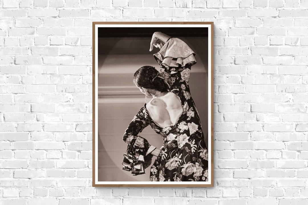 Flamenco Dancer Print Spanish Dancer Poster Gitana Dancer - Etsy