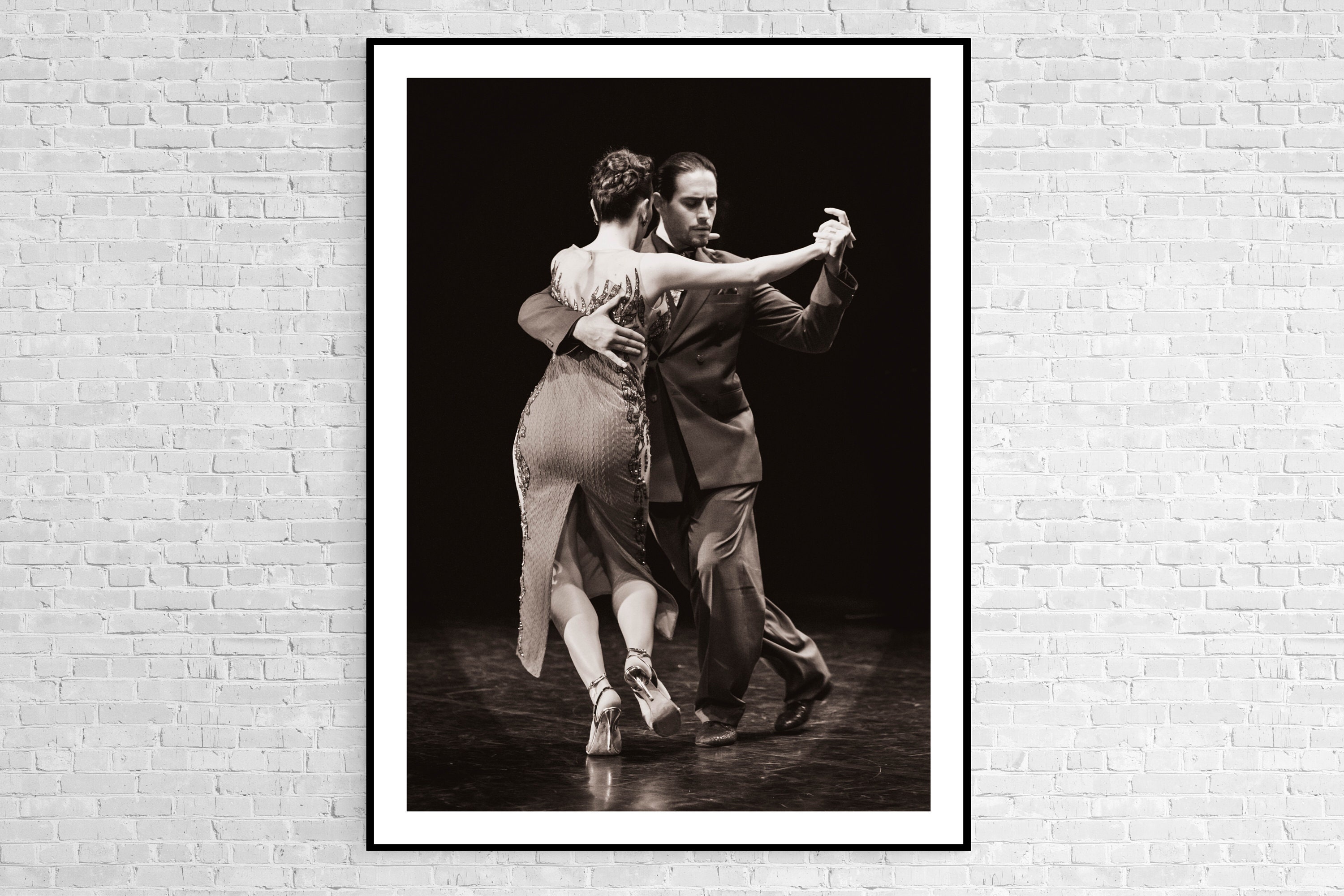 Large Format Tango Dancers Couple Photograph Old Glamour Style, Wall ...