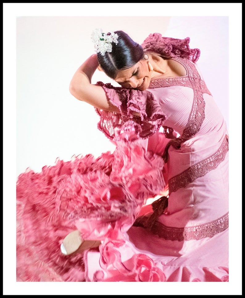Flamenco Dancer Art | Spanish Dancer Poster | Gitana Dancer Wall Art ...