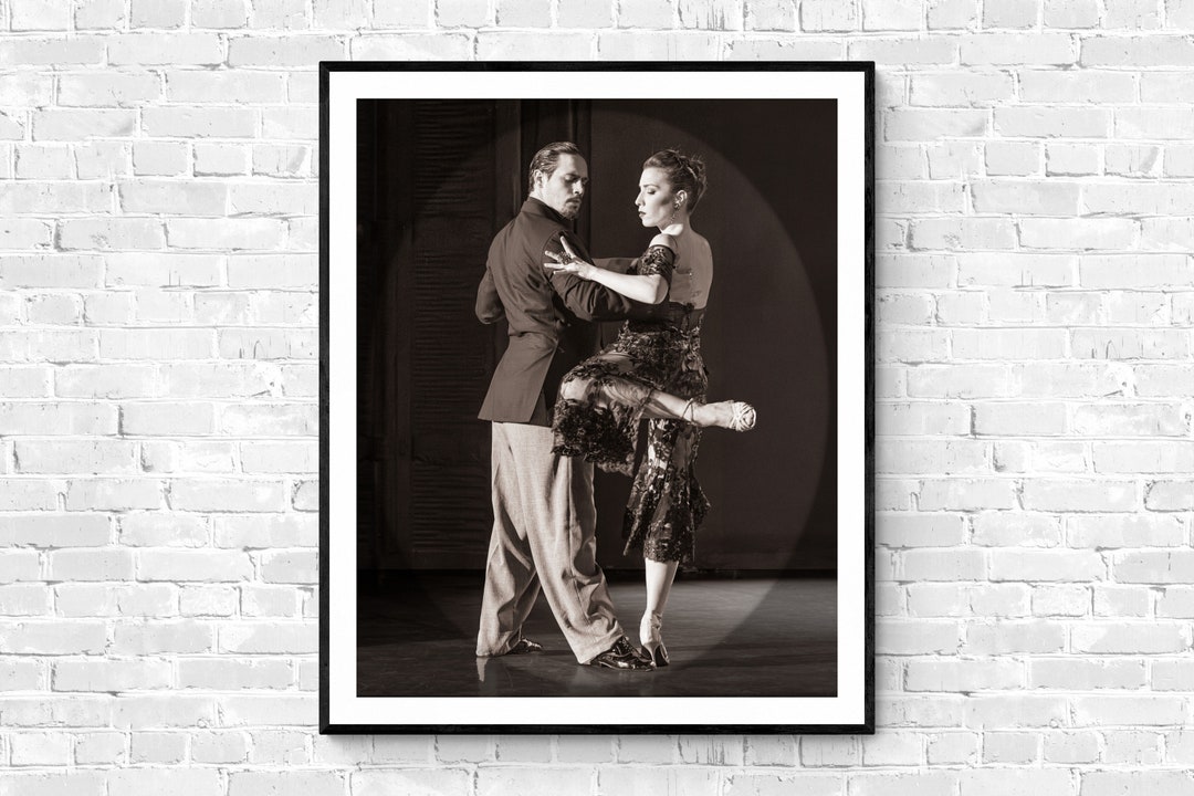 Large Format Tango Dancers Show Photography Vintage Glamour, Tango Wall ...