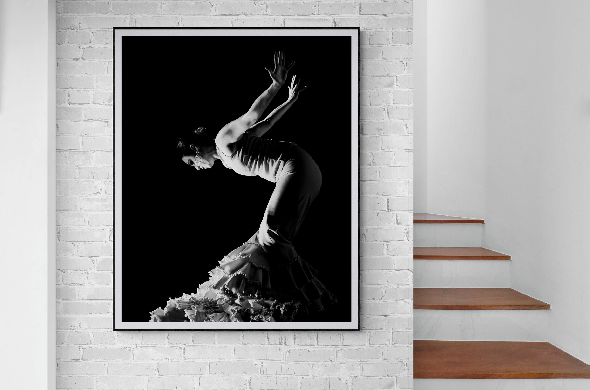 Flamenco Dancer Art | Spanish Dancer Poster | Gitana Dancer Wall Art ...