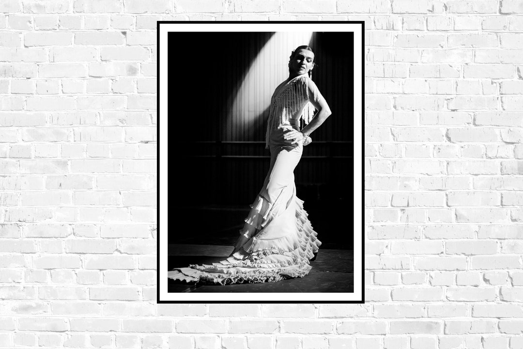 Flamenco Dancer Art | Spanish Dancer Poster | Gitana Dancer Wall Art ...