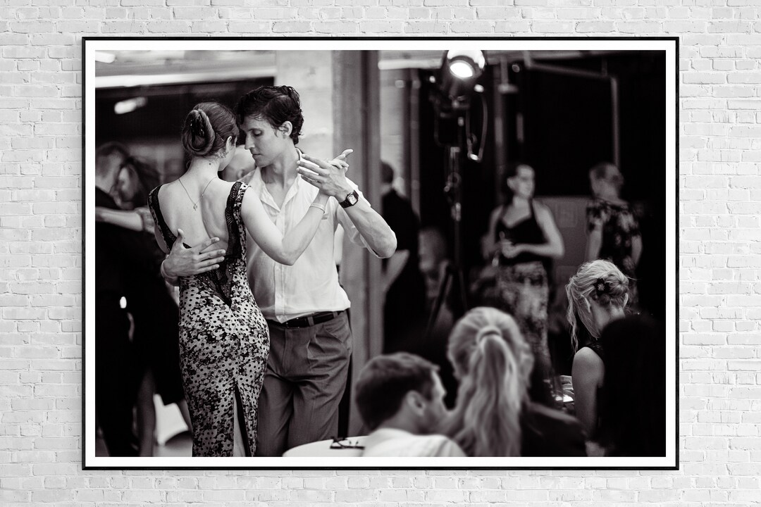 Large Format Tango Photography Tango Dancers Wall Art | Dance Studio ...