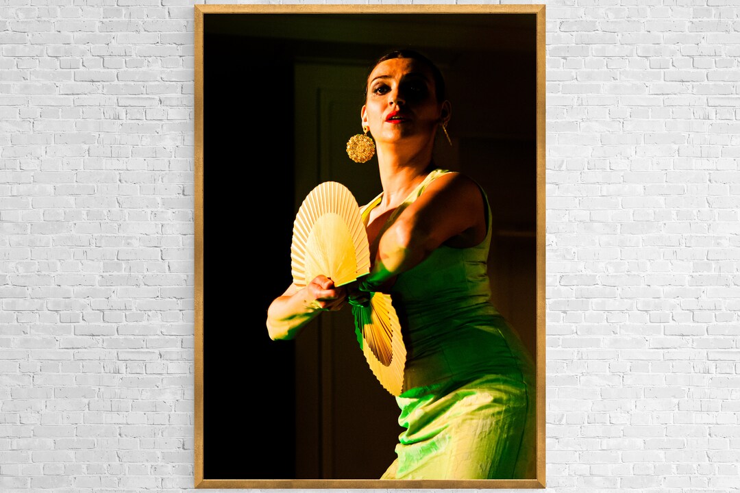 Large Format Flamenco Dancer Print Spanish Dancer Poster Gitana Dancer ...