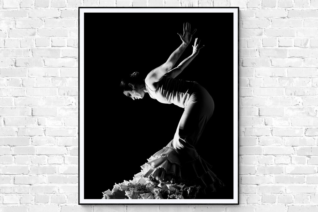 Flamenco Dancer Art | Spanish Dancer Poster | Gitana Dancer Wall Art ...