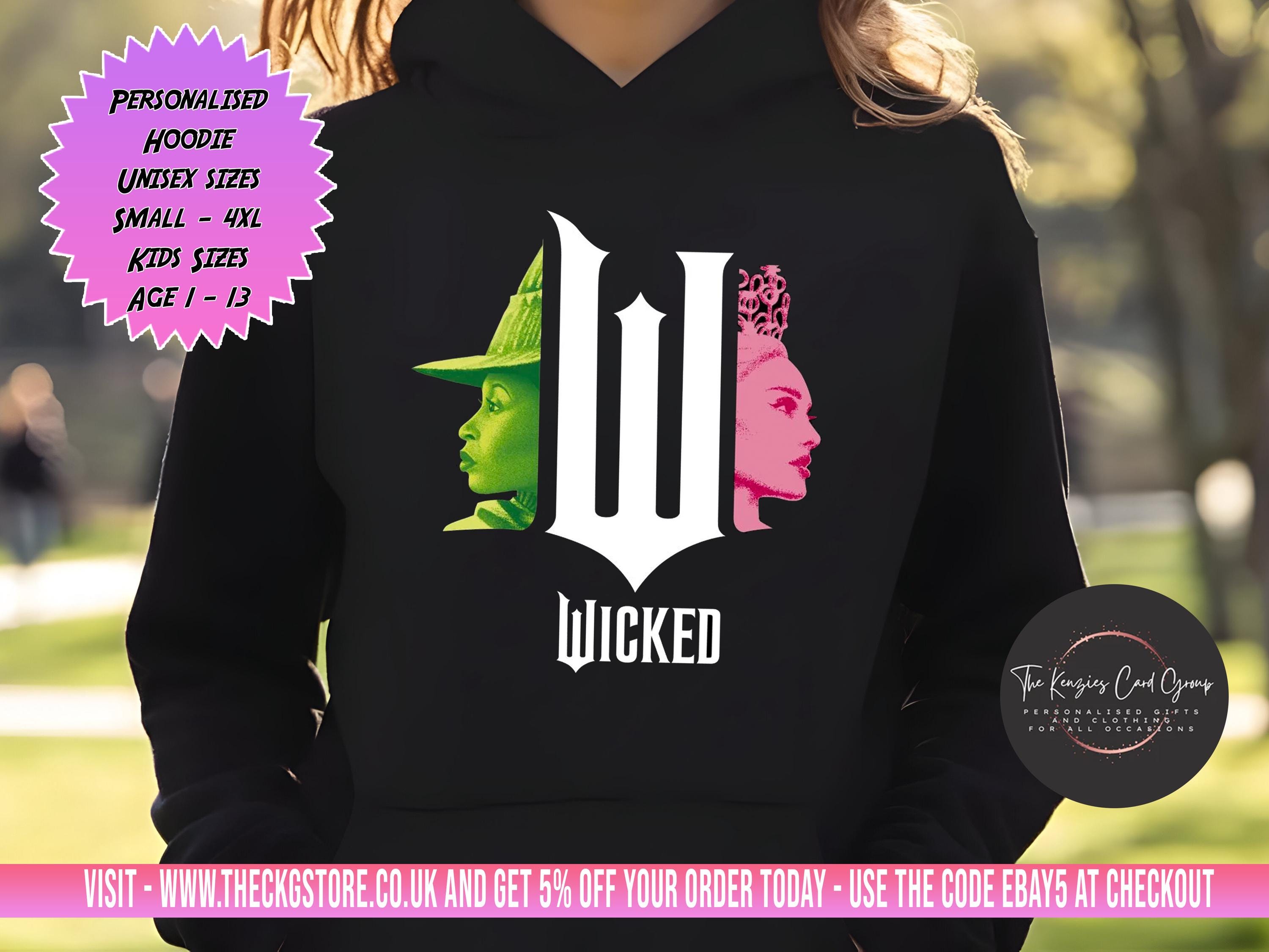 Personalised Wicked Movie Musical Hoodie Wicked the Musical Hoodie ...