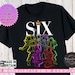 Personalised SIX T-shirt, Musical Theatre T-shirt, SIX the Musical ...