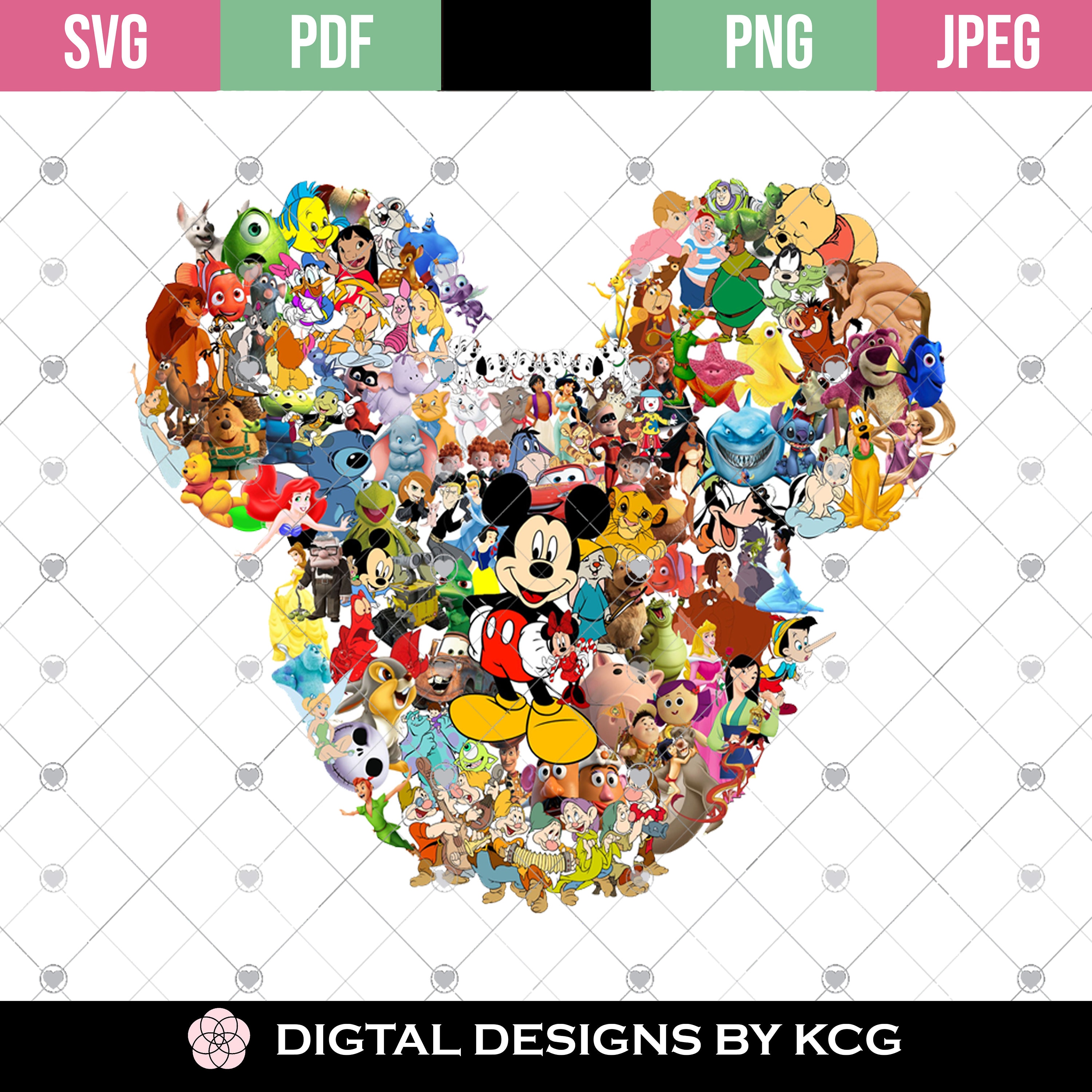 Mickey Mouse Head Silhouette Clip Art