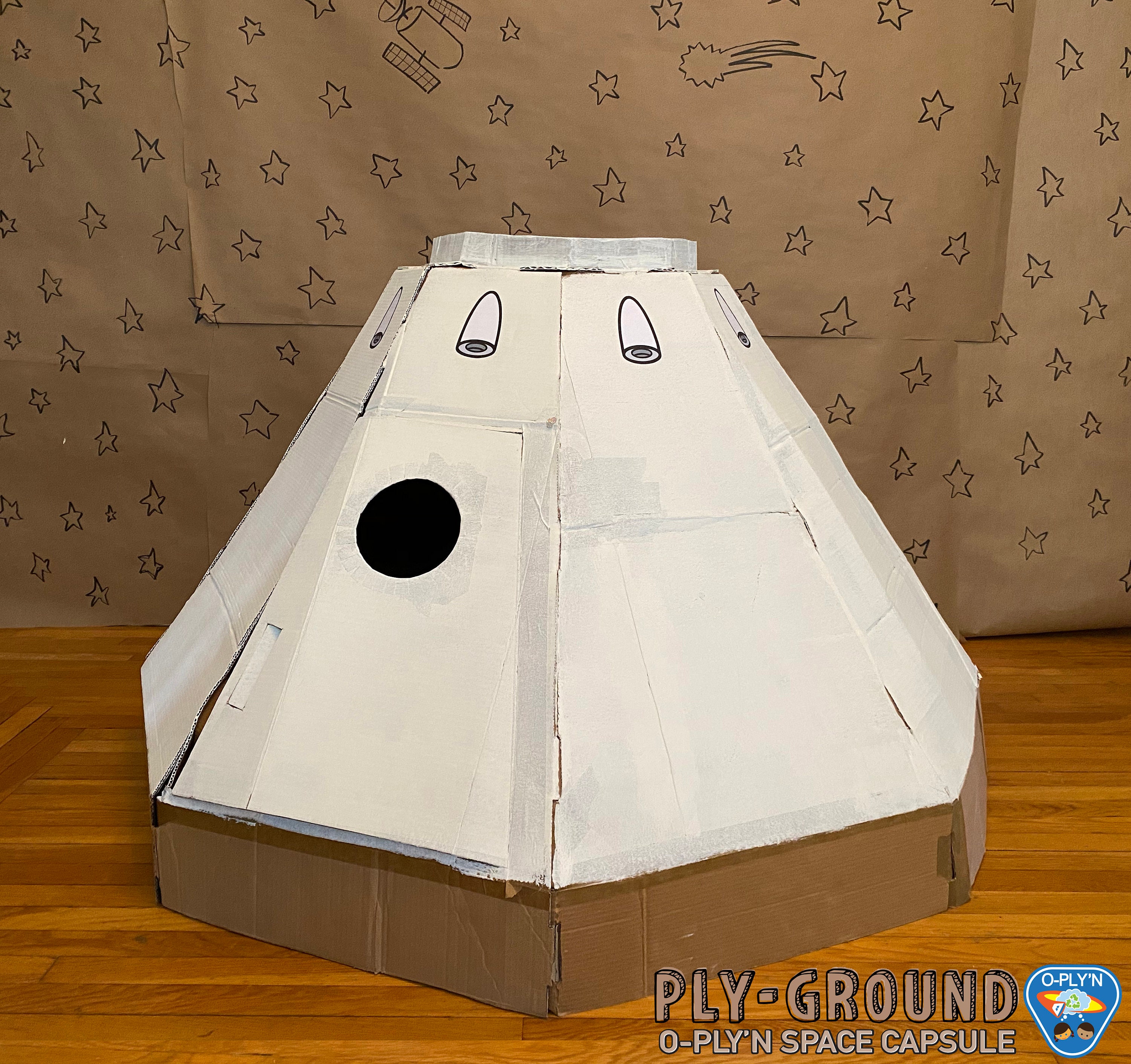 O-PLY'N Cardboard Space Capsule - Etsy