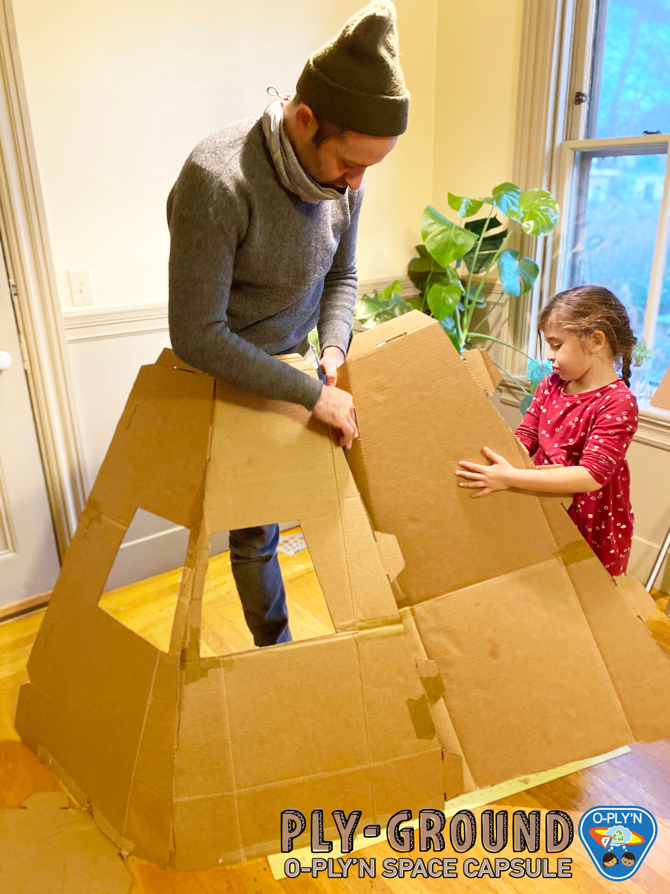 O-PLY'N Cardboard Space Capsule - Etsy