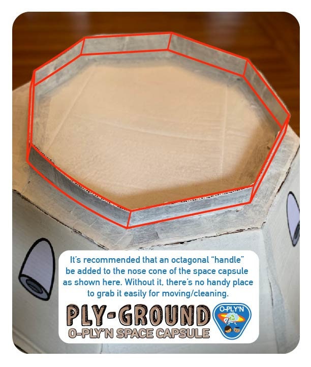 O-PLY'N Cardboard Space Capsule - Etsy