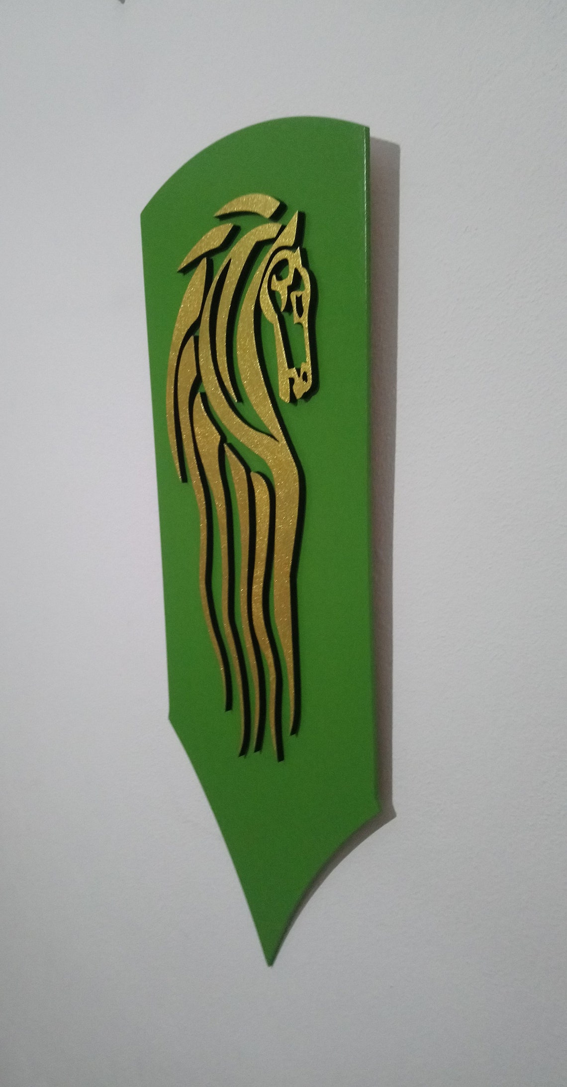 Lord of the Rings Rohan Flag shield Symbol Wooden Wall - Etsy UK