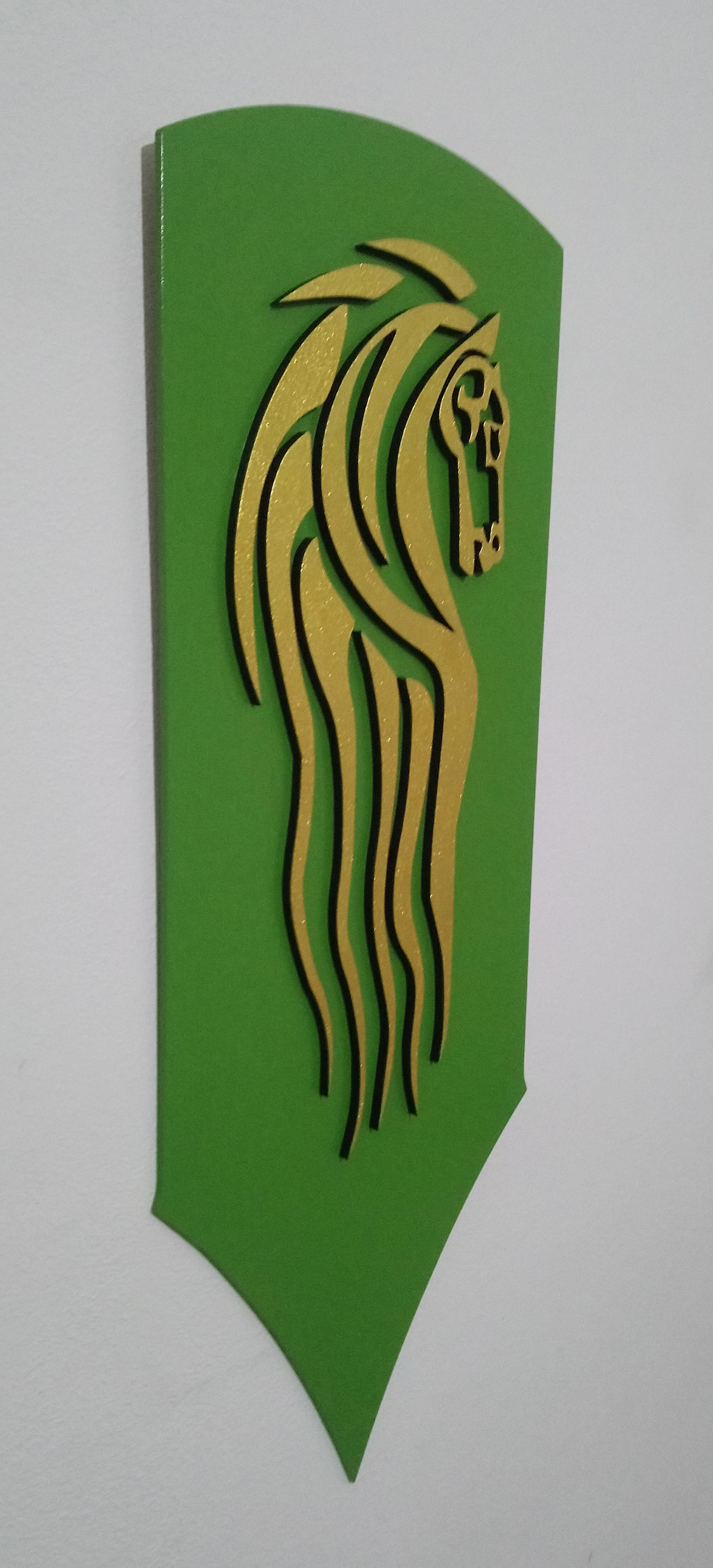 Lord of the Rings Rohan Flag shield Symbol Wooden Wall - Etsy UK