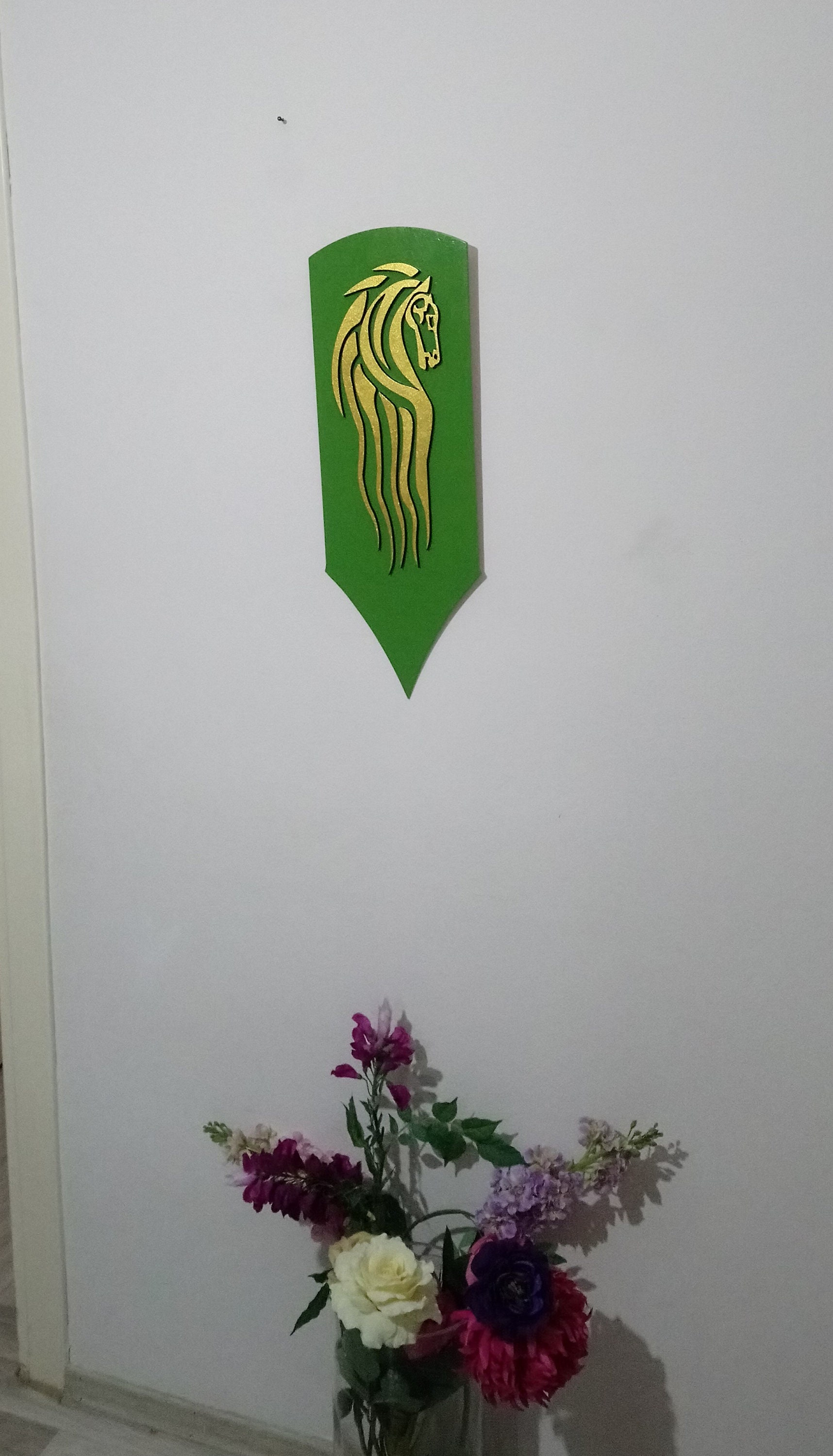Lord of the Rings Rohan Flag shield Symbol Wooden Wall - Etsy UK