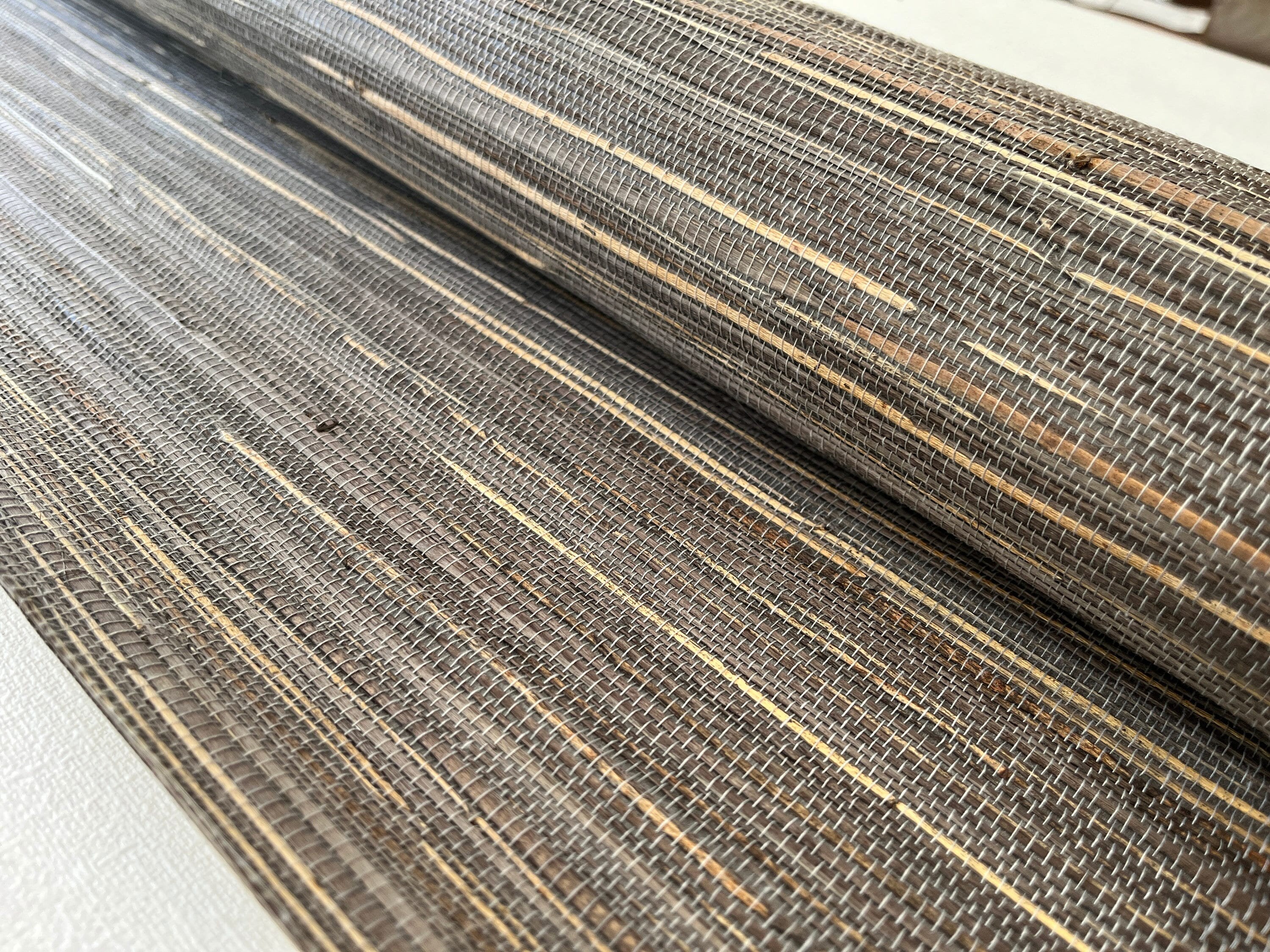 Natural Grasscloth Hemp Wallpaper Matte Brown 41039 - Etsy