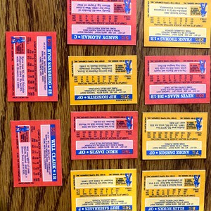 1991 Topps 40 Years of Baseball Vintage Cracker Jack Mini Baseball ...