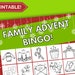Family Advent Bingo *INSTANT DOWNLOAD* *PRINTABLE* - Etsy