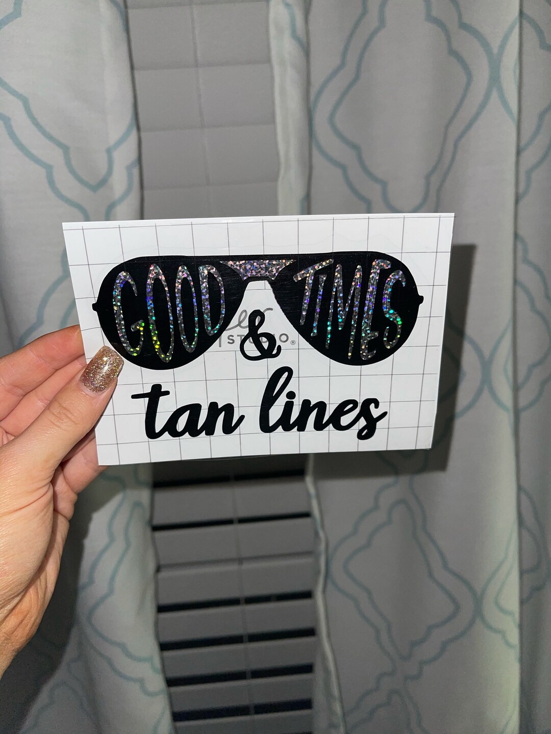 Good Vibes and Tan Lines Sticker! - Etsy