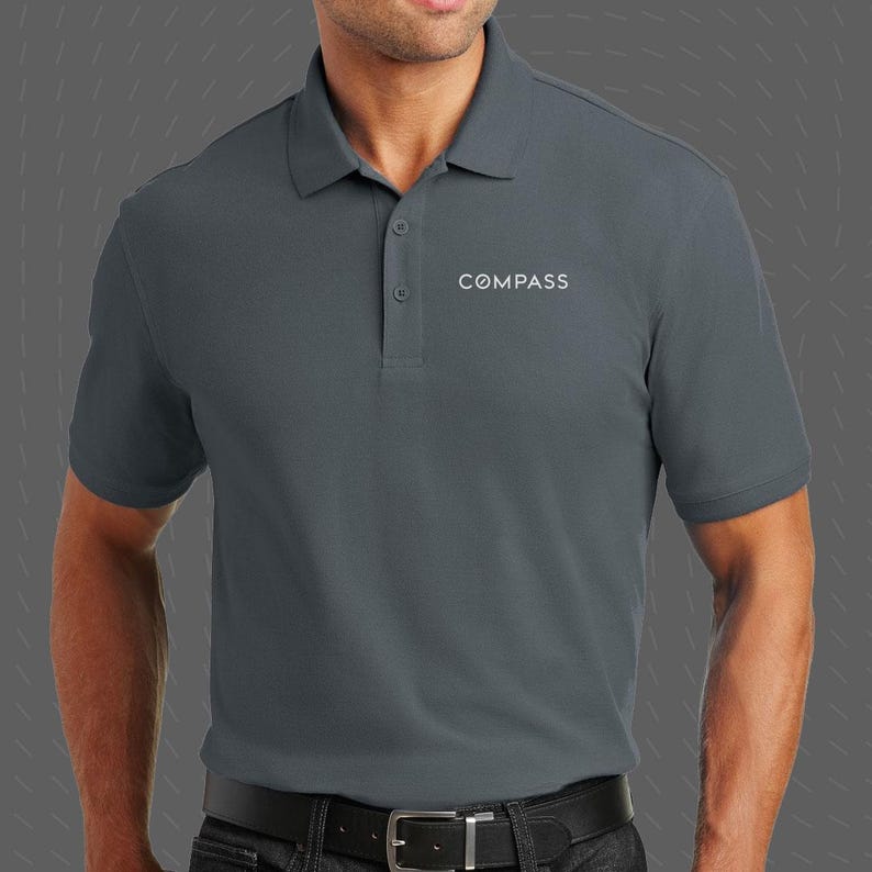 Compass Realty Men's Soft Classic Pique Polo - Etsy