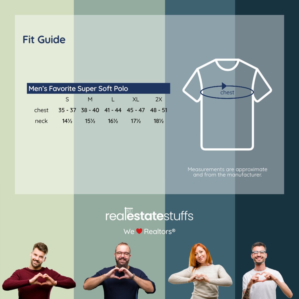 REAL Brokerage Men's Favorite Super Soft Polo for Agents Realtors ...