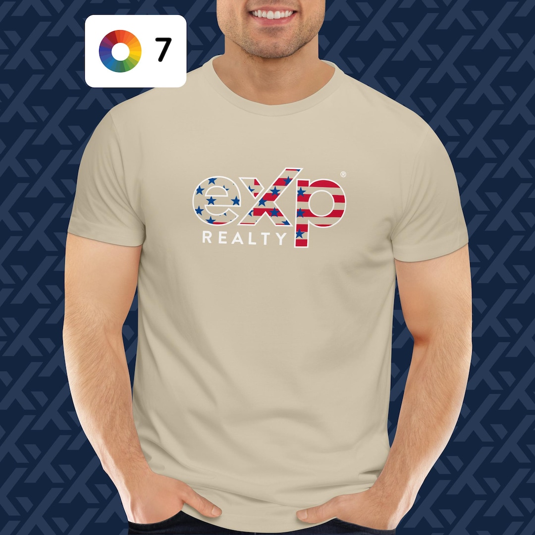 Exp Realty American Pride Flag Logo 100% Cotton T-shirts - Etsy