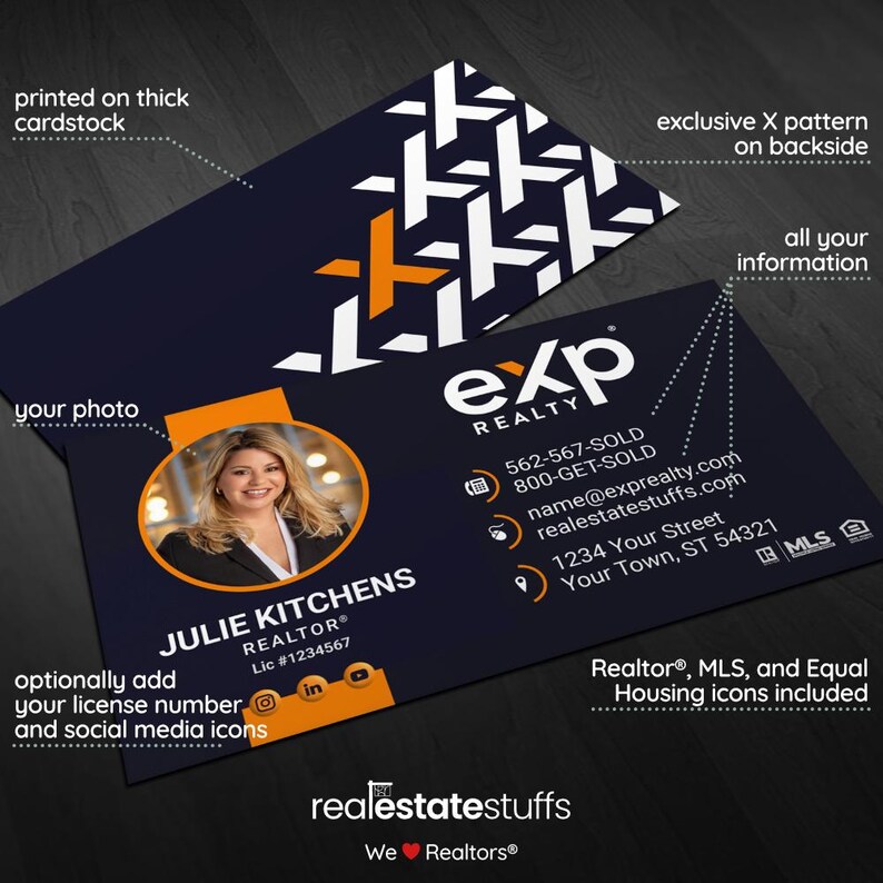 Exp Realtor Real Estate Agent Business Cards - Etsy