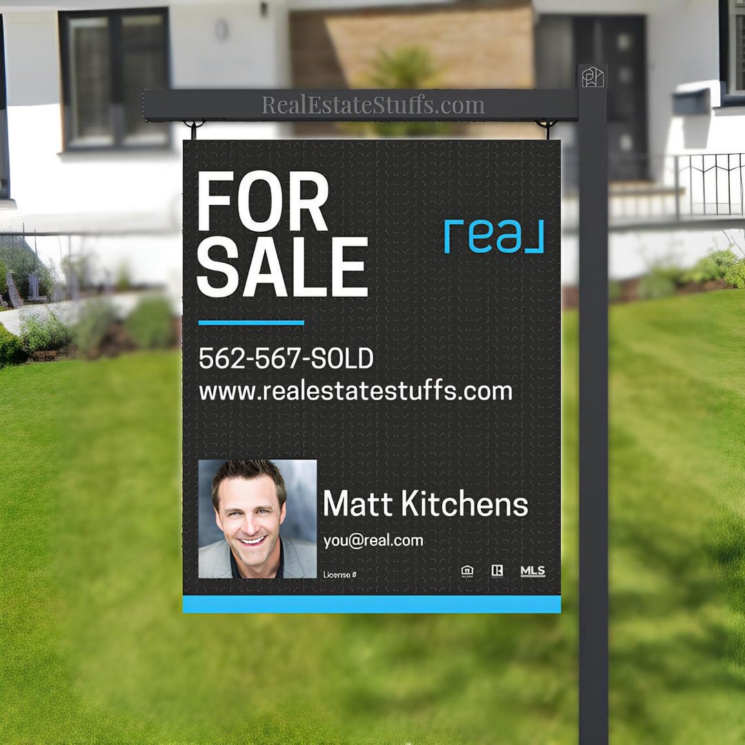 REAL Broker Real Estate for Sale Sign - Etsy