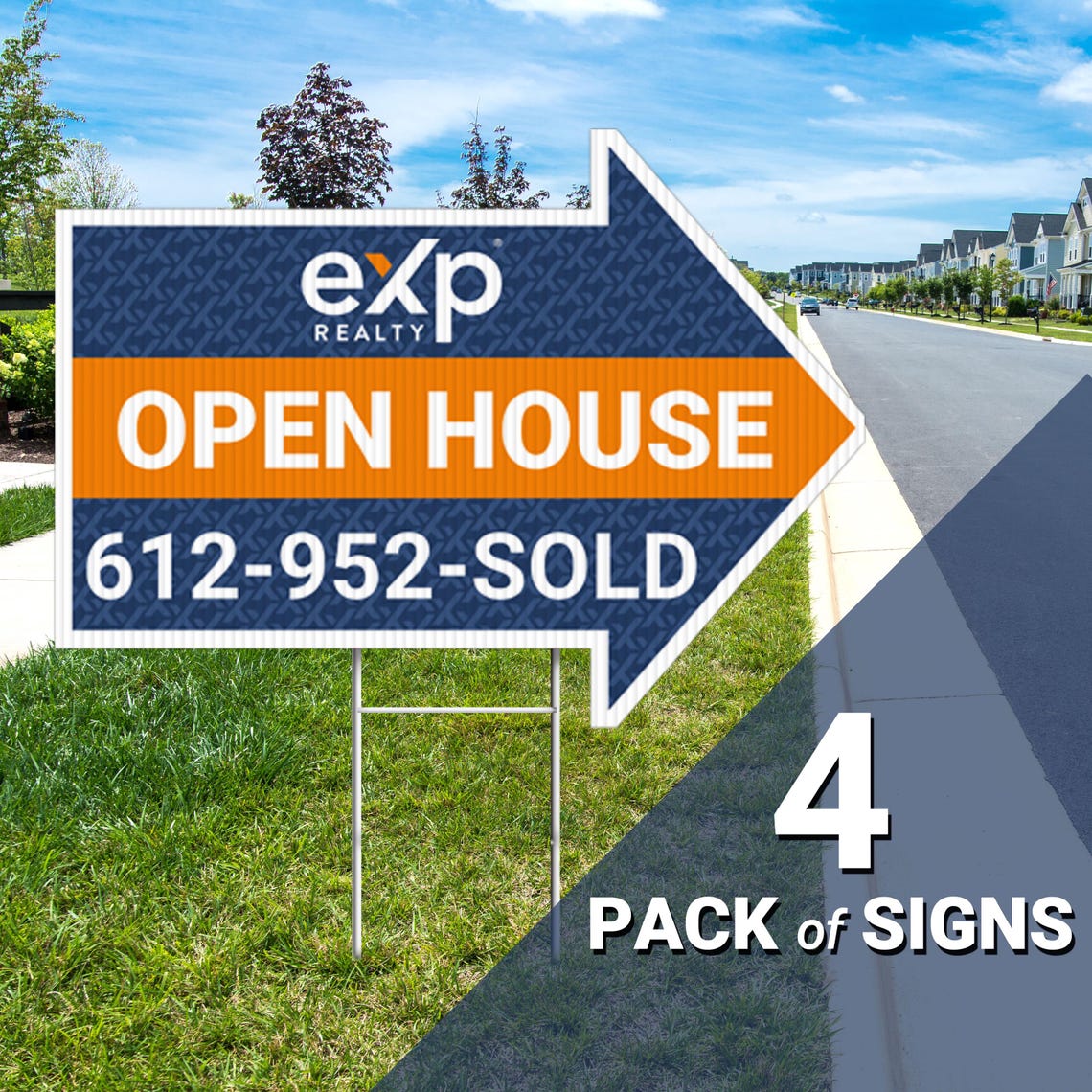Exp Realty OPEN HOUSE Arrow Directional Yard Sign - Etsy