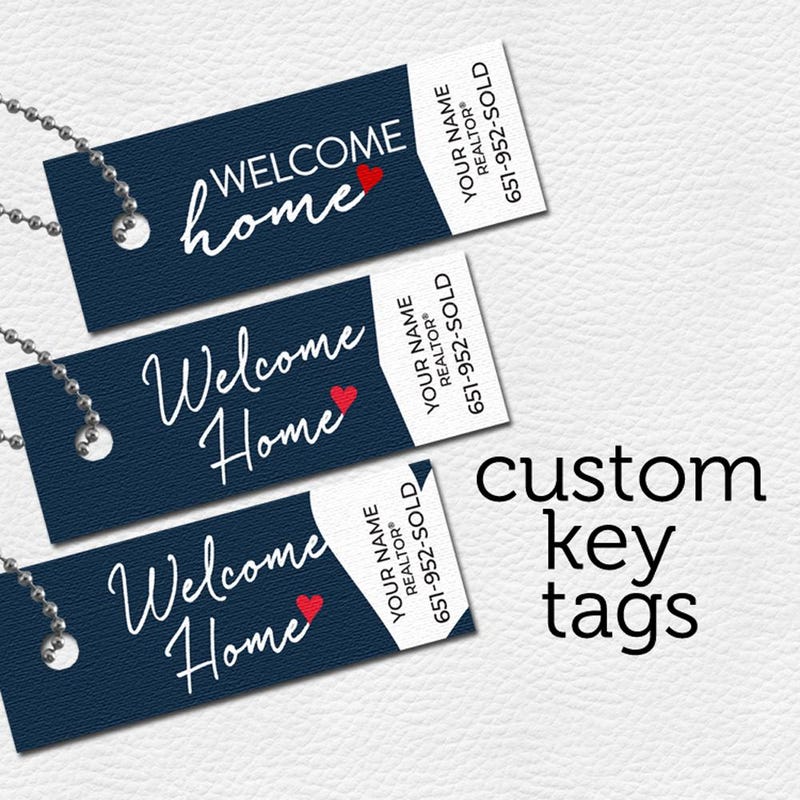 Realtor Keychain - Etsy