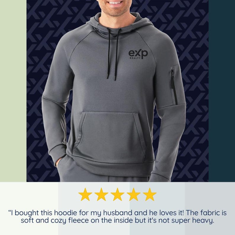 Exp Realty Logo Tech Fleece Hoodie - Etsy